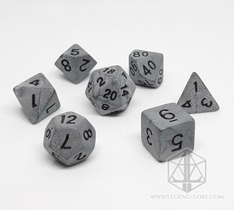 Rough Stone - RPG Dice Set - www.legend-lore.com